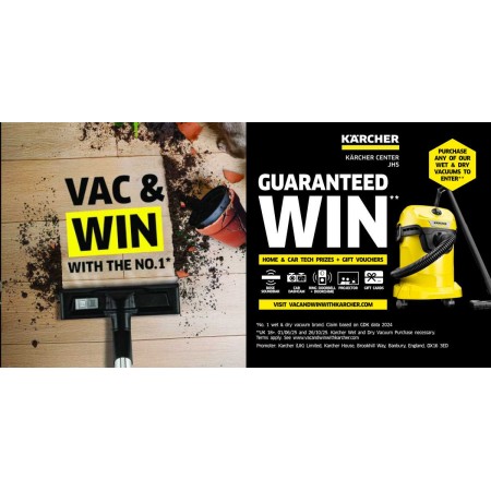 Guaranteed prize with every purchase | Karcher Center JHS