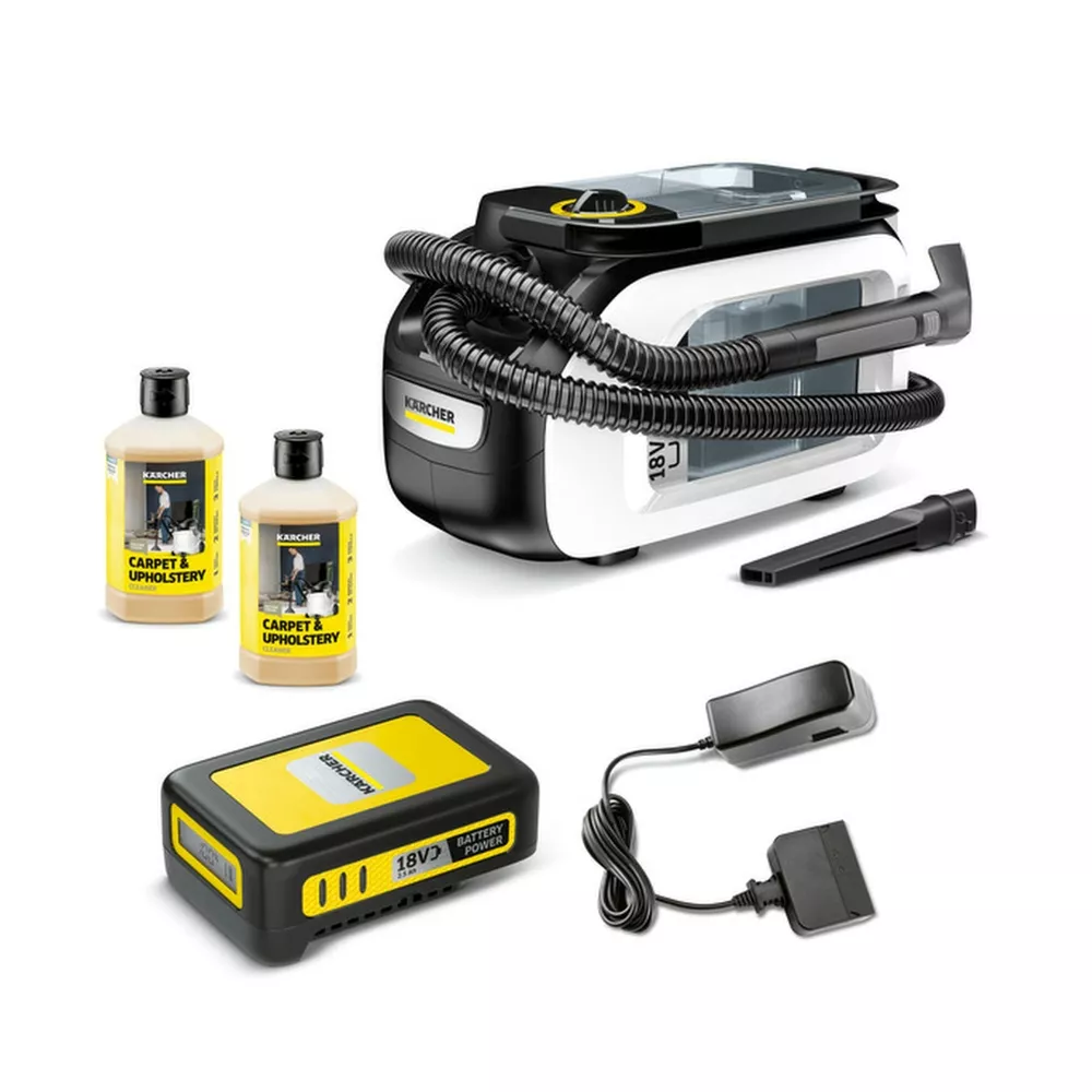 Karcher SE3-18 Plus Battery Powered Carpet Spot Cleaner Set | 1.081-510.0
